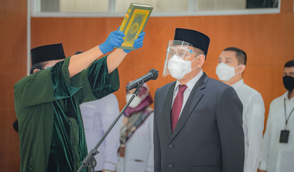 Sekretaris Mahkamah Agung Melantik Pejabat Eselon III