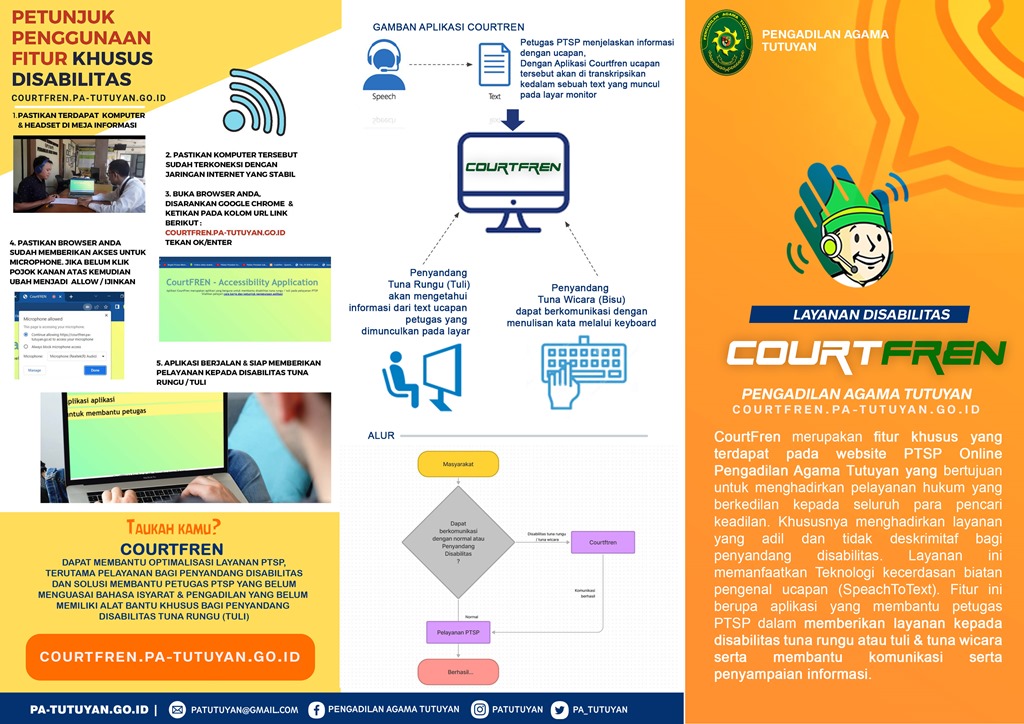 PA Tutuyan Hadirkan Inovasi PTSP Online dengan Fitur Komunikasi Khusus Penyandang Disabilitas ...